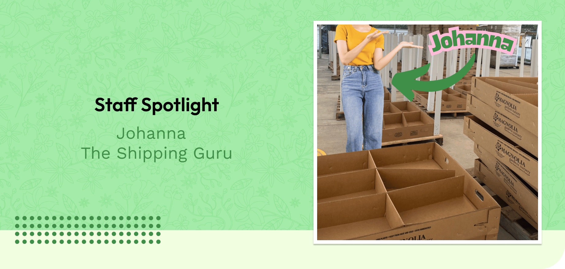 Staff Spotlight: Johanna – The Shipping Guru – MGN Liners