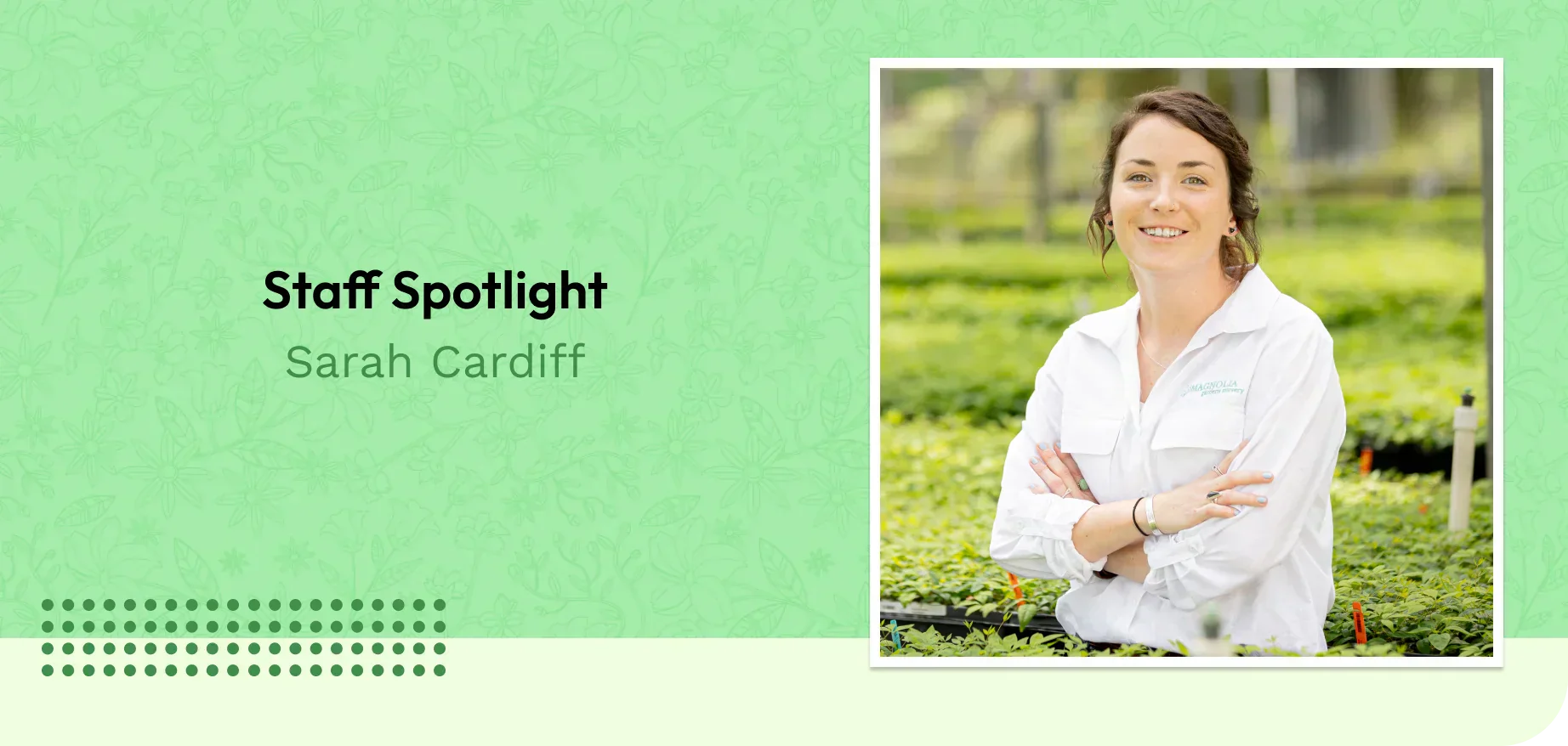 Staff Spotlight - Sarah Cardiff – MGN Liners